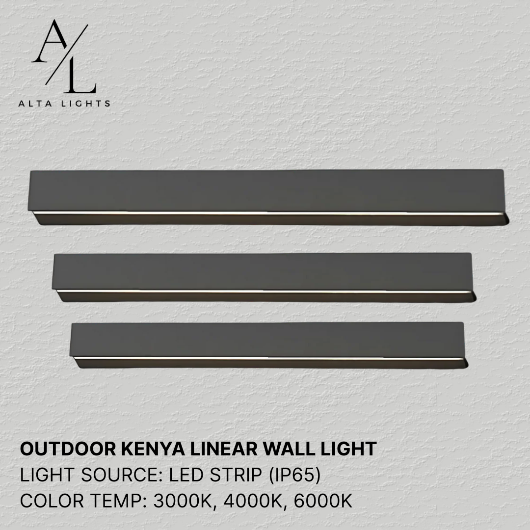 Outdoor Kenya Linear Wall Light – ALTA LIGHTS