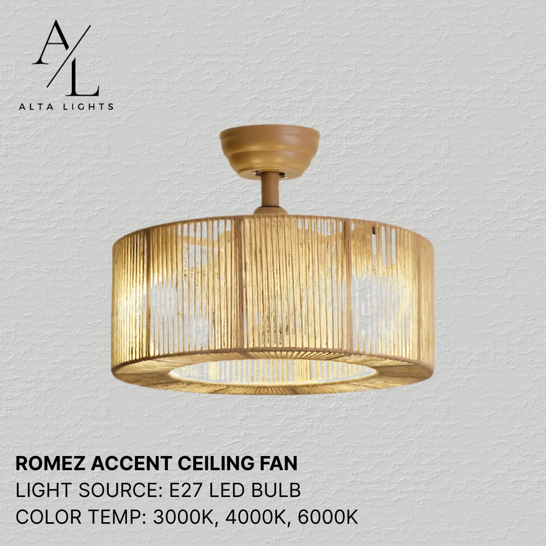 Romez Accent Ceiling Fan – ALTA LIGHTS